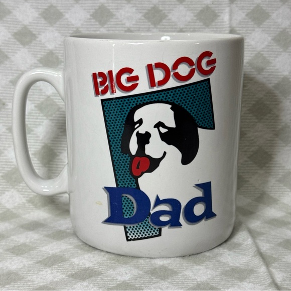 Big Dogs | Dining | Vintage Big Dog Dad Coffee Mug St Bernard 997 ...
